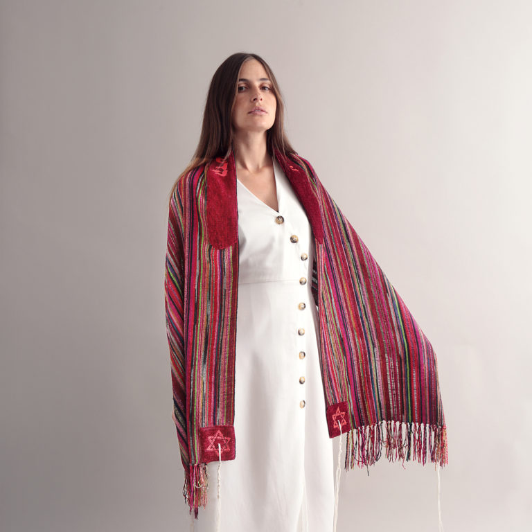 Levi (Red) Tallit - Canaan Gallery